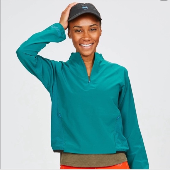 Janji | Jackets & Coats | Janji Transit Tech Quarterzip Jacket Top Grey ...